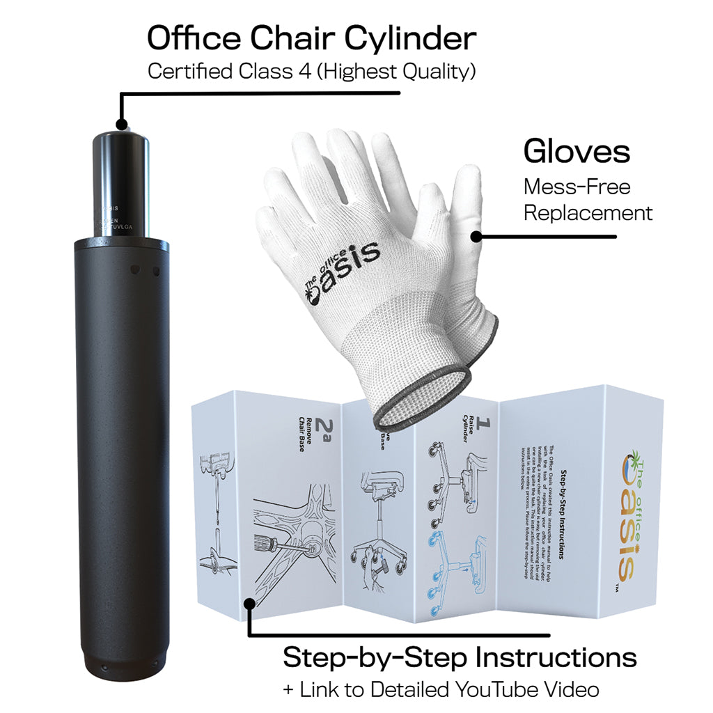 Office Chair Cylinder Replacement Single – The Office Oasis